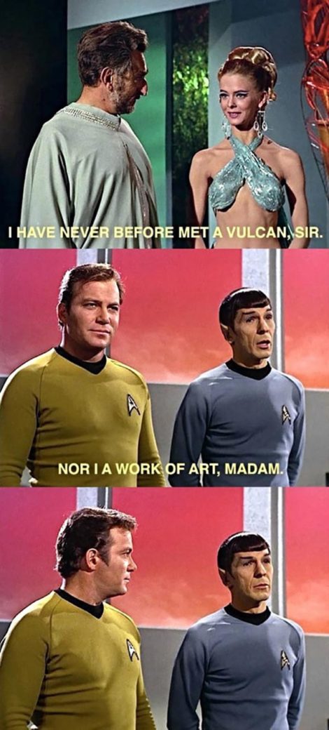 Spock sure was smooth | Odd Stuff Magazine